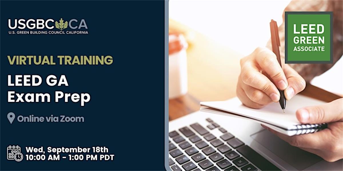 LEED Green Associate Exam Prep Virtual Training - US Green Building ...