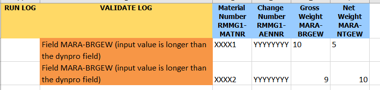 error: 'input value is longer than the dynpro field' | Automate