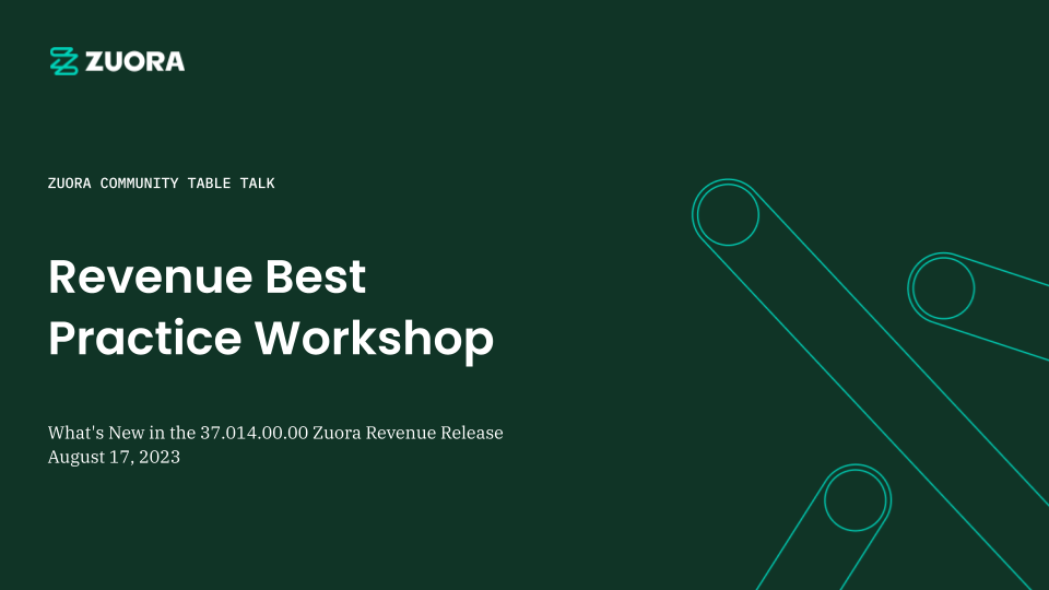 What's New in the 37.014.00.00 Zuora Revenue Release