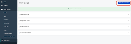 How to Sign Up for Zuora Trust Notifications