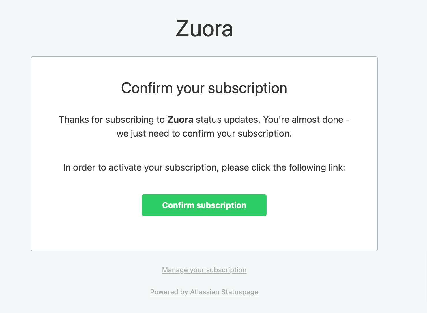 How to Sign Up for Zuora Trust Notifications